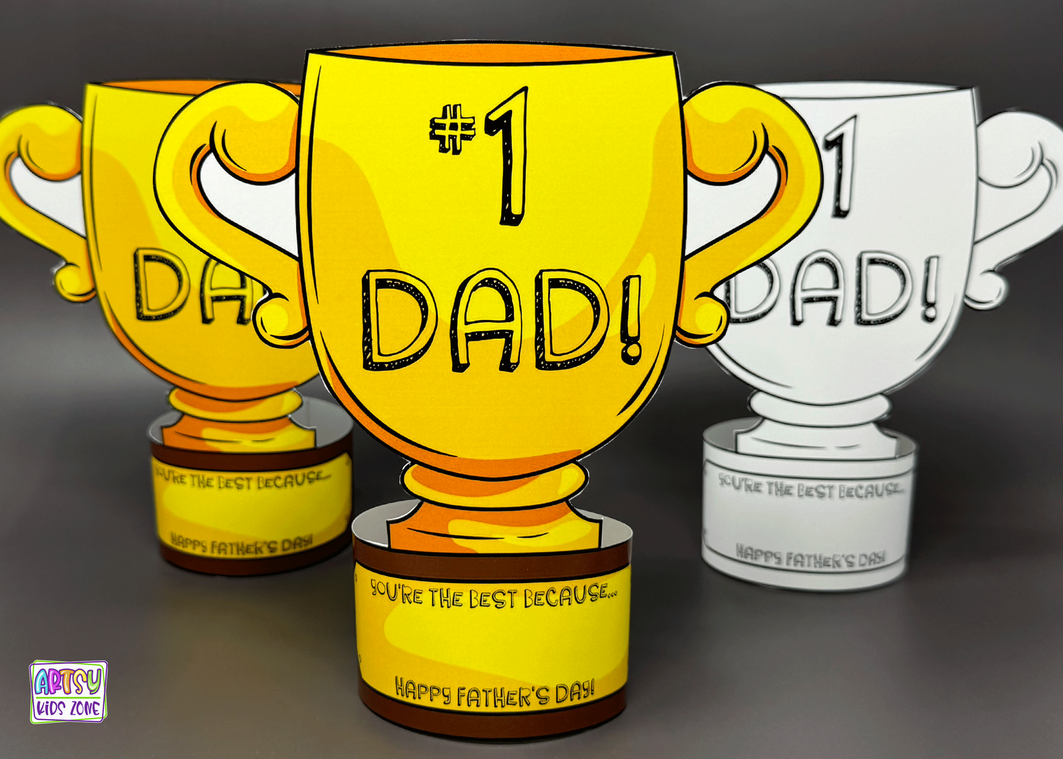 How To Make A Father's Day Trophy
