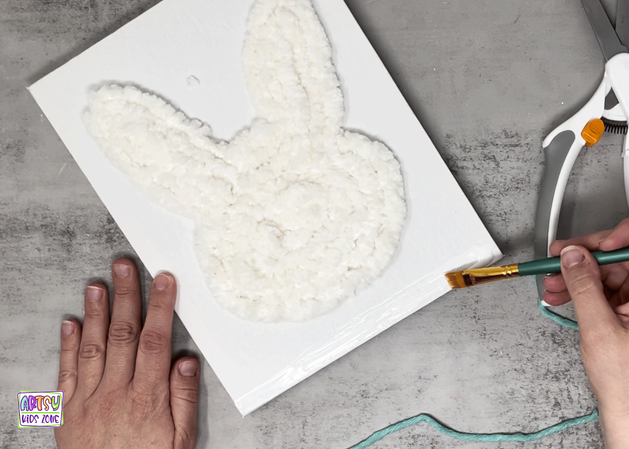 Bunny Yarn Crafts For Kids