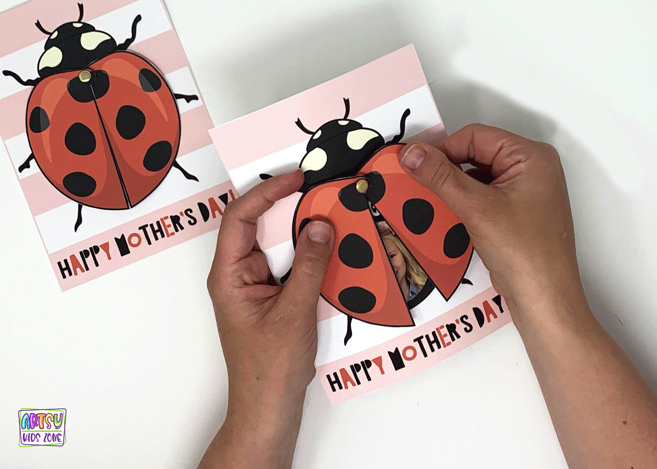 Ladybug Mother's Day Crafts For Kids