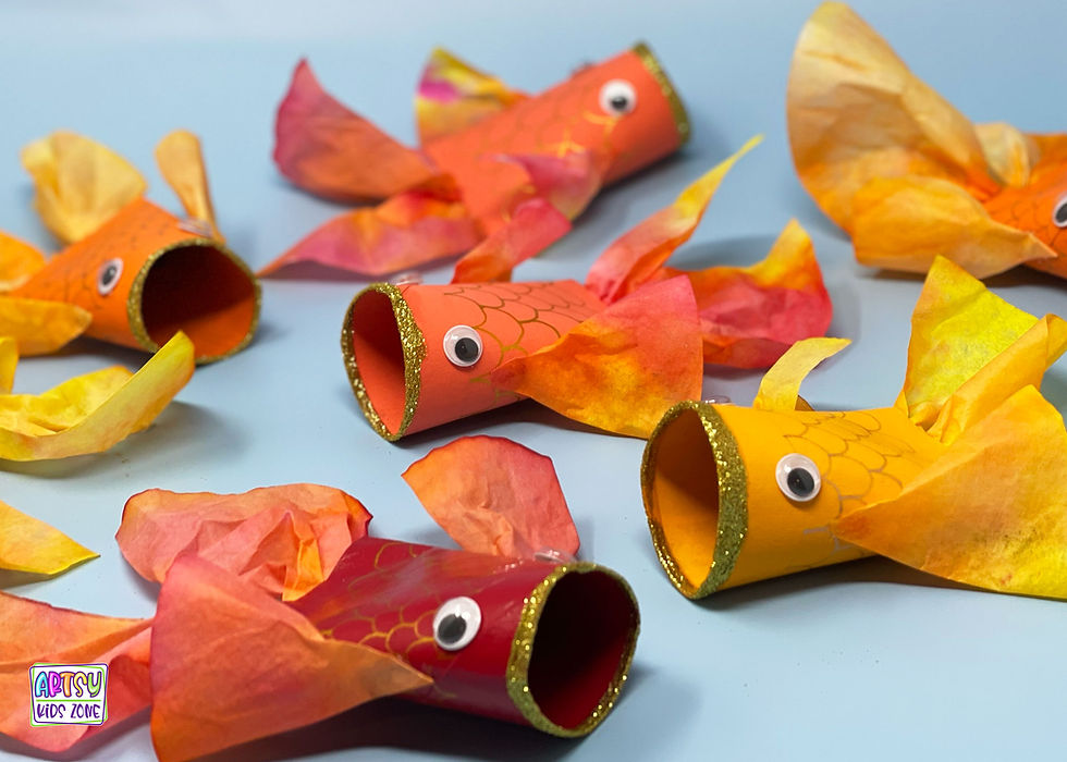 Toilet Paper Roll Fish Craft