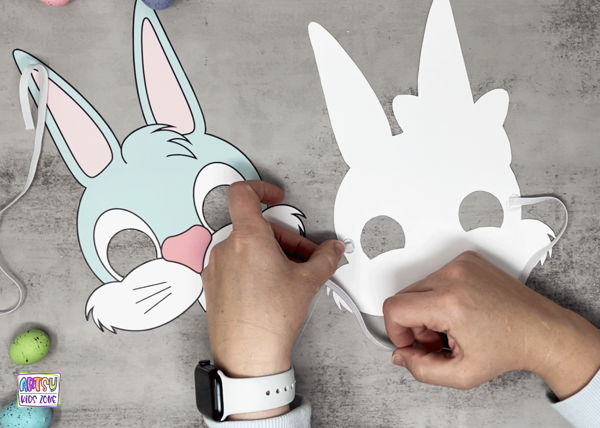 Easter Bunny Mask Craft