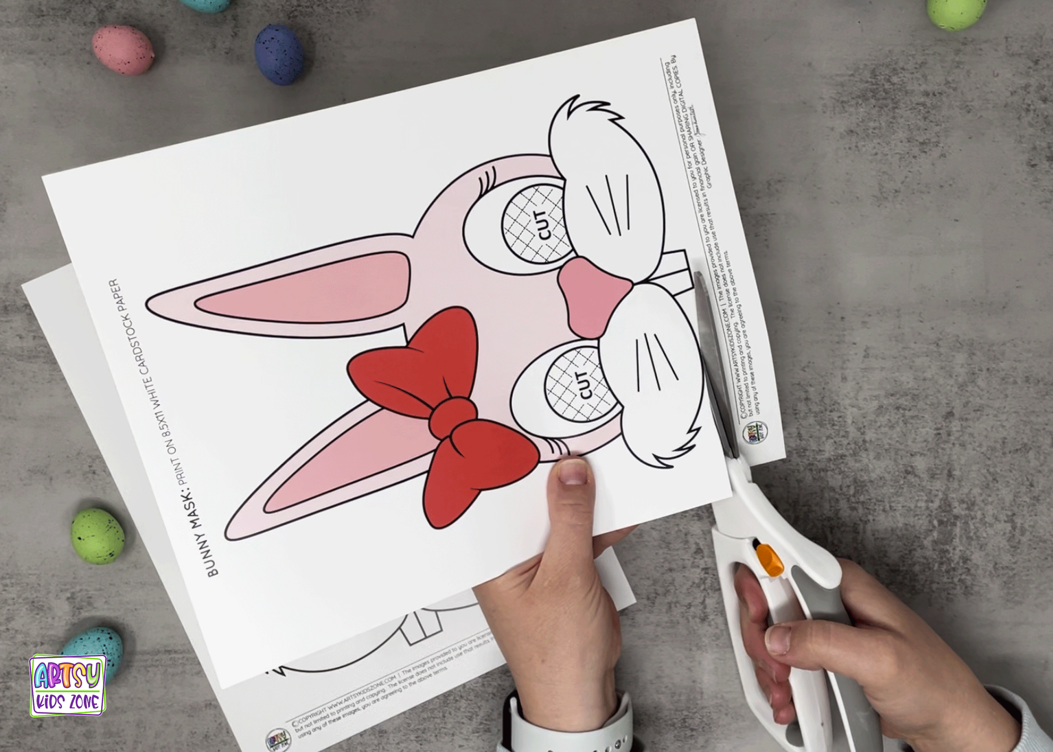 Easter Bunny Mask Craft