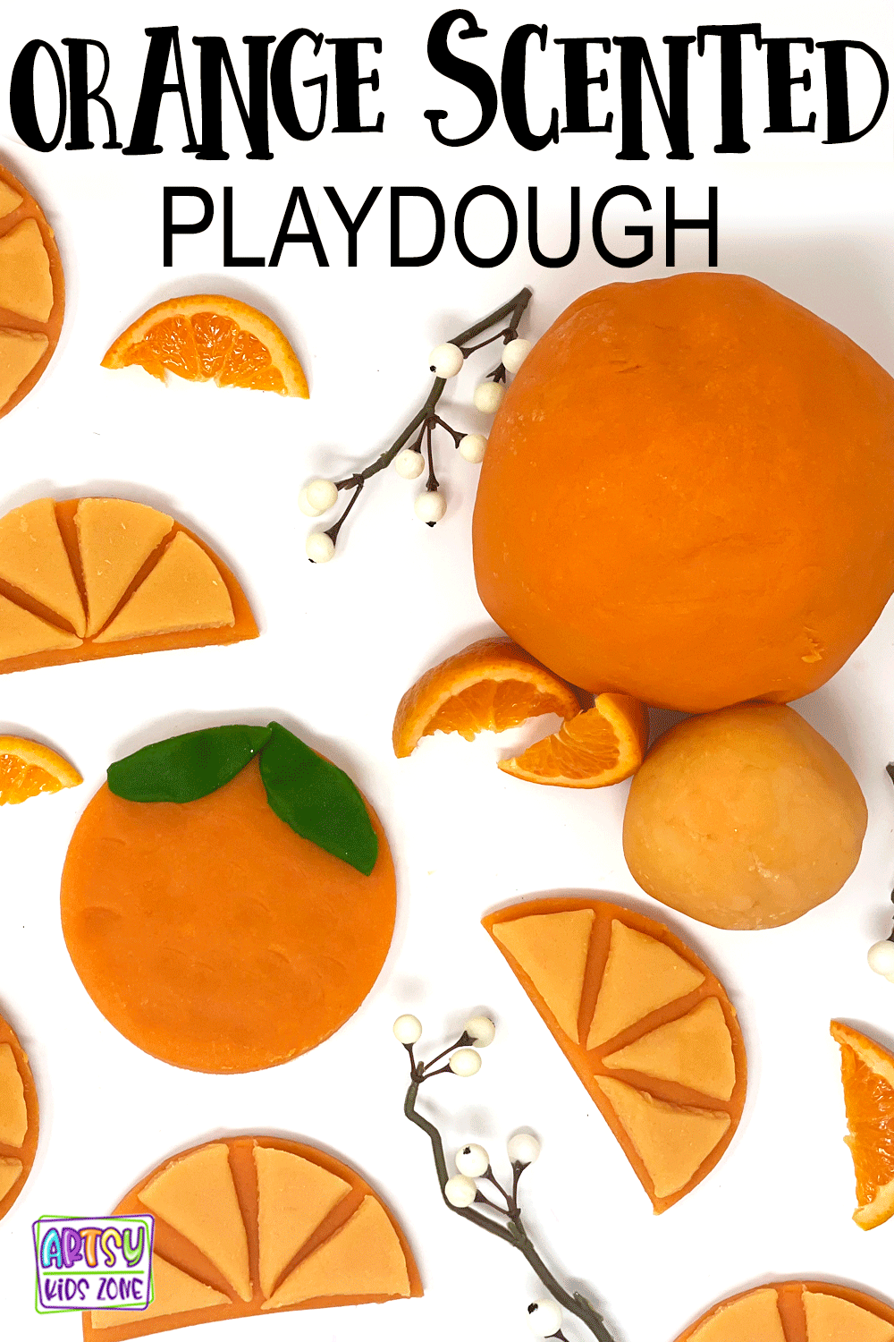 Orange Scented Playdough Recipe