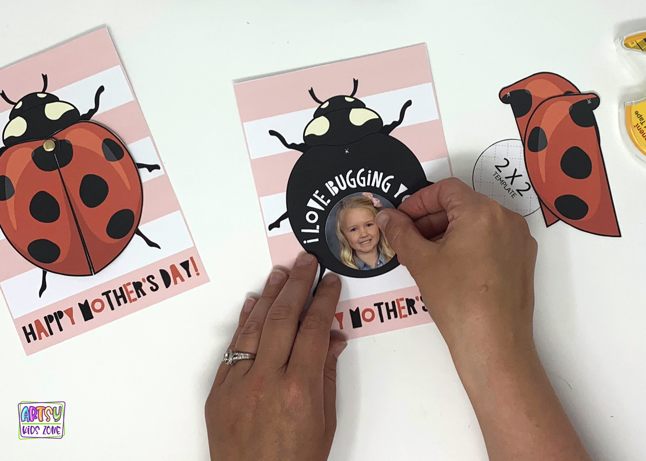Ladybug Mother's Day Crafts For Kids