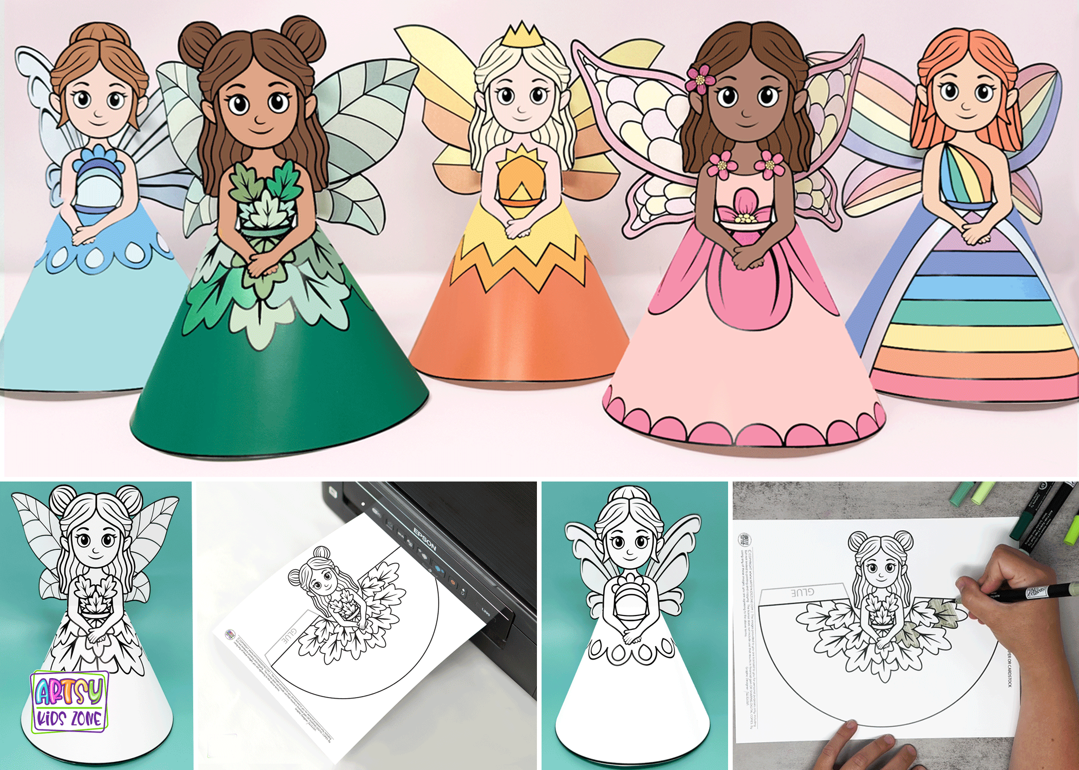 Fairy Paper Dolls
