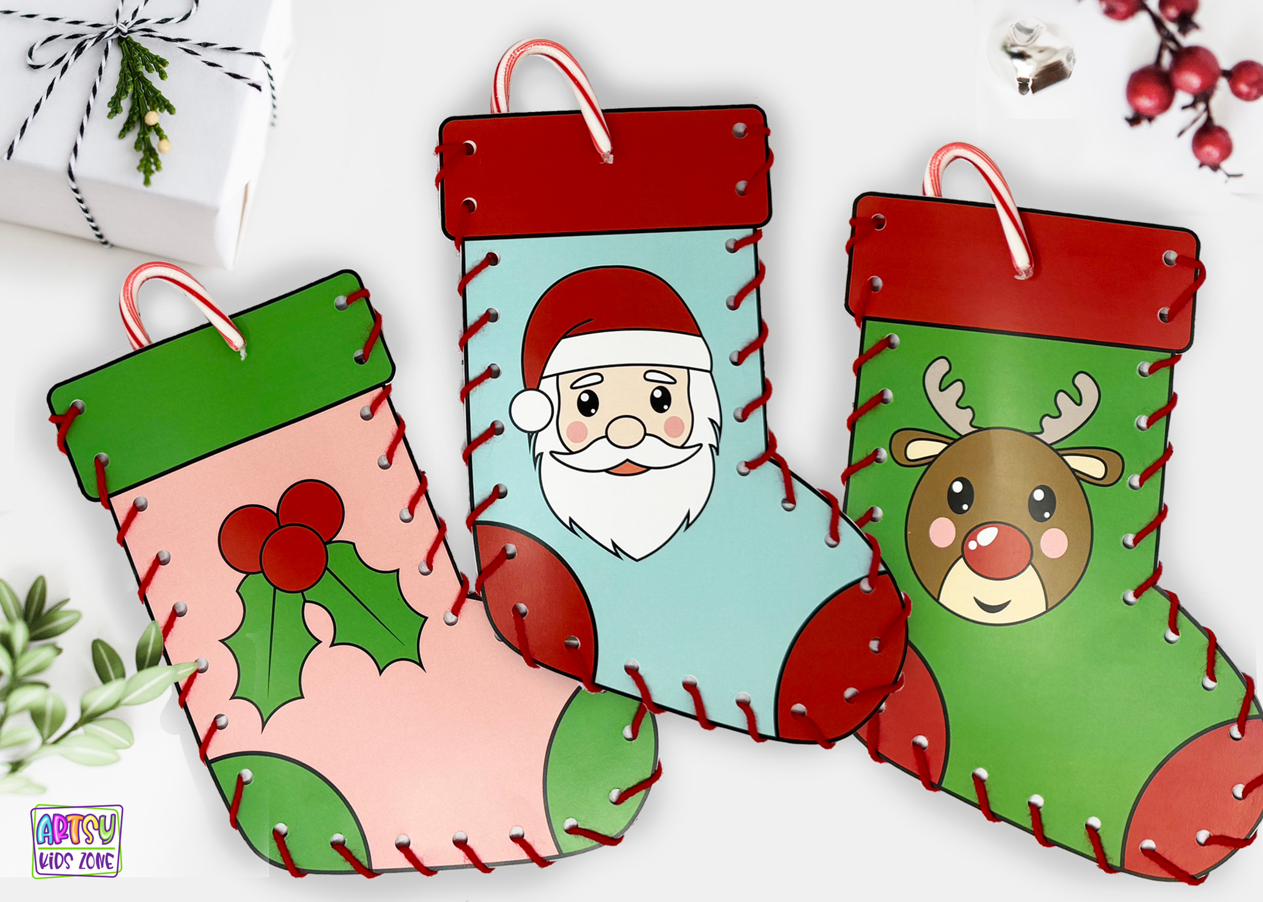 Christmas Stocking Craft for Kids