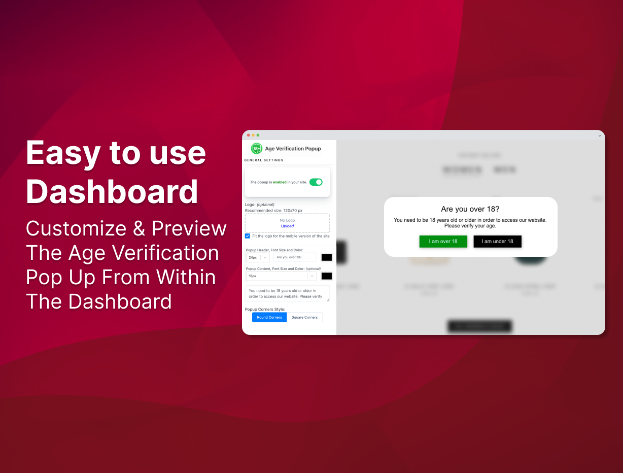 Age Verification Popup | Wix App Market | Wix.com