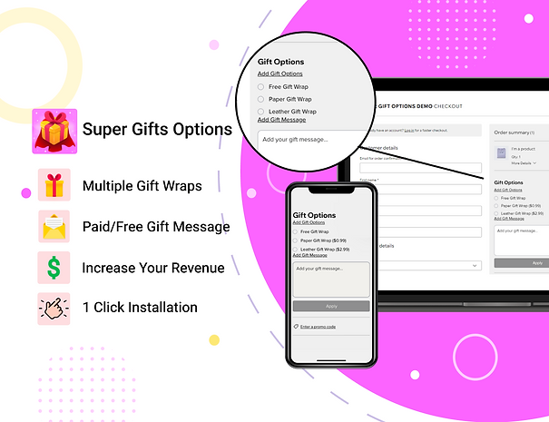 Super Gift Options | Wix App Market | Wix.com