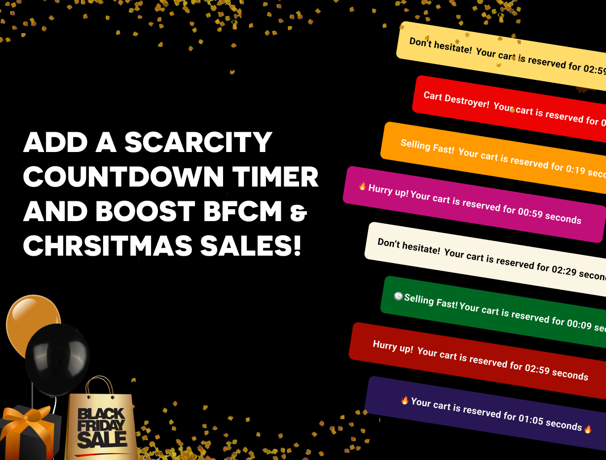 Scarcity Countdown Timer Bar | Wix App Market | Wix.com