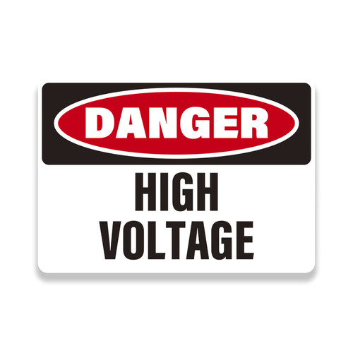 Danger High Voltage Signs & Labels | Mt Creator Studio