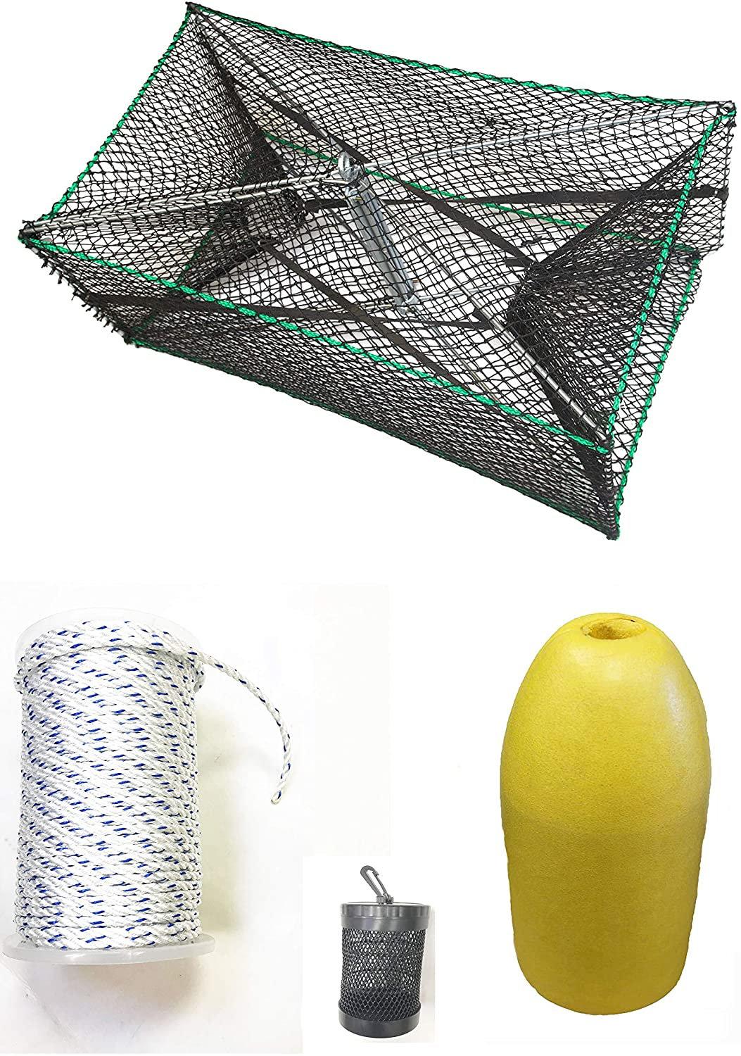 2-pack-galvanized-steel-foldable-prawn-trap-with-line-floats-combo-s32-pns1