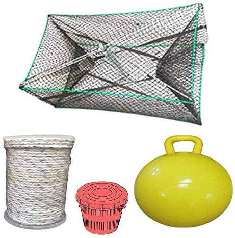 2-pack-galvanized-steel-foldable-prawn-trap-with-line-floats-combo-s32-pam5