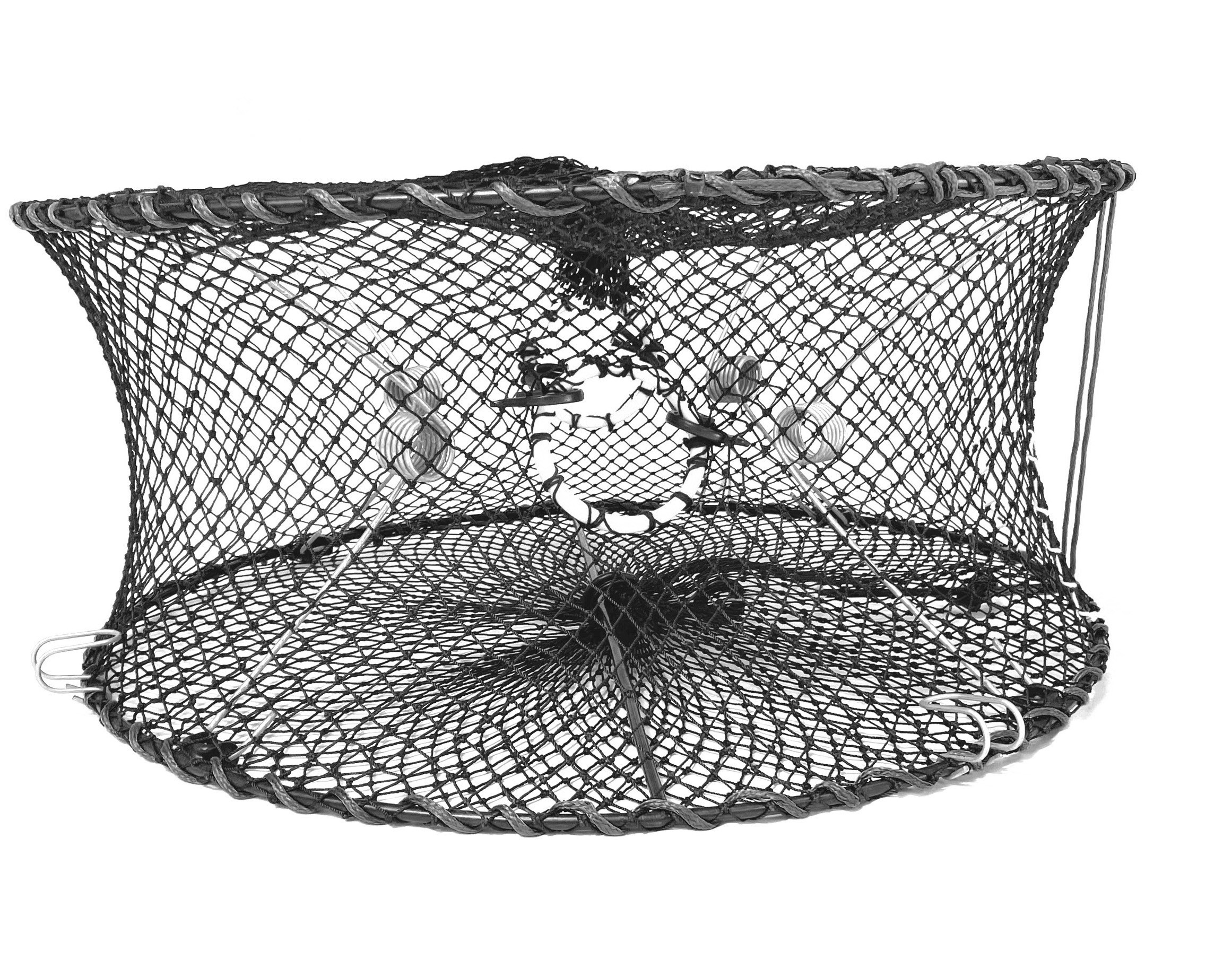 24-x12-round-foldable-prawn-trap-with-1-3-4-stretched-mesh-size-prn59