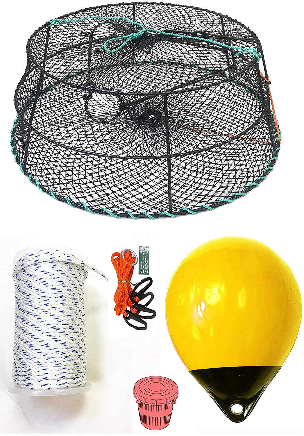 30-tower-vinyl-coated-steel-prawn-trap-accessories-combo-ct78-pam38y-ha2