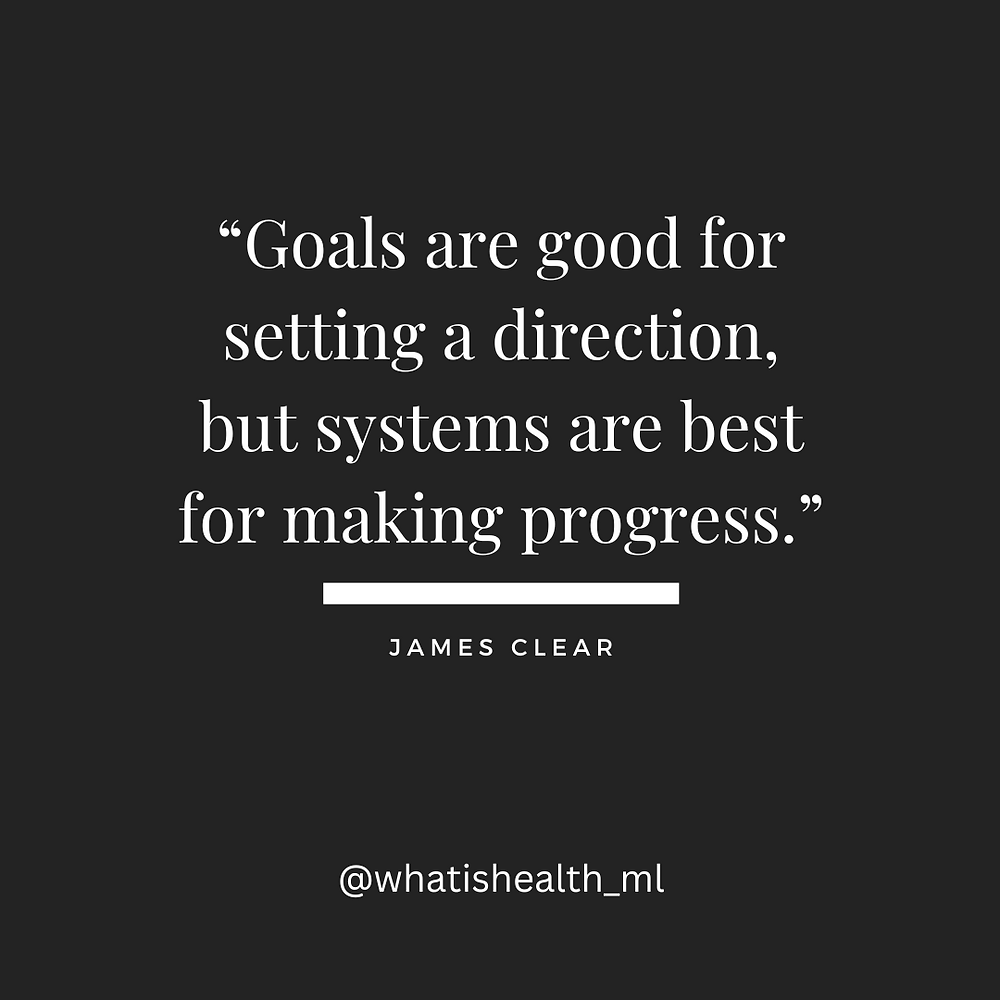 Why Goals Aren't Enough: The Power of Systems for Making Progress