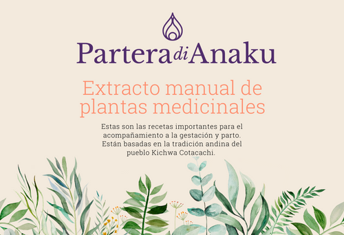 Extracto manual de plantas medicinales | Partera di Anaku