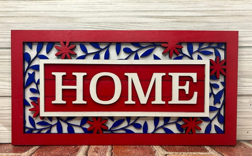 HOME layered sign | Mountain Reign