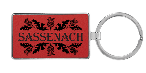 Outlander Metal/Leather Keychain | Mountain Reign