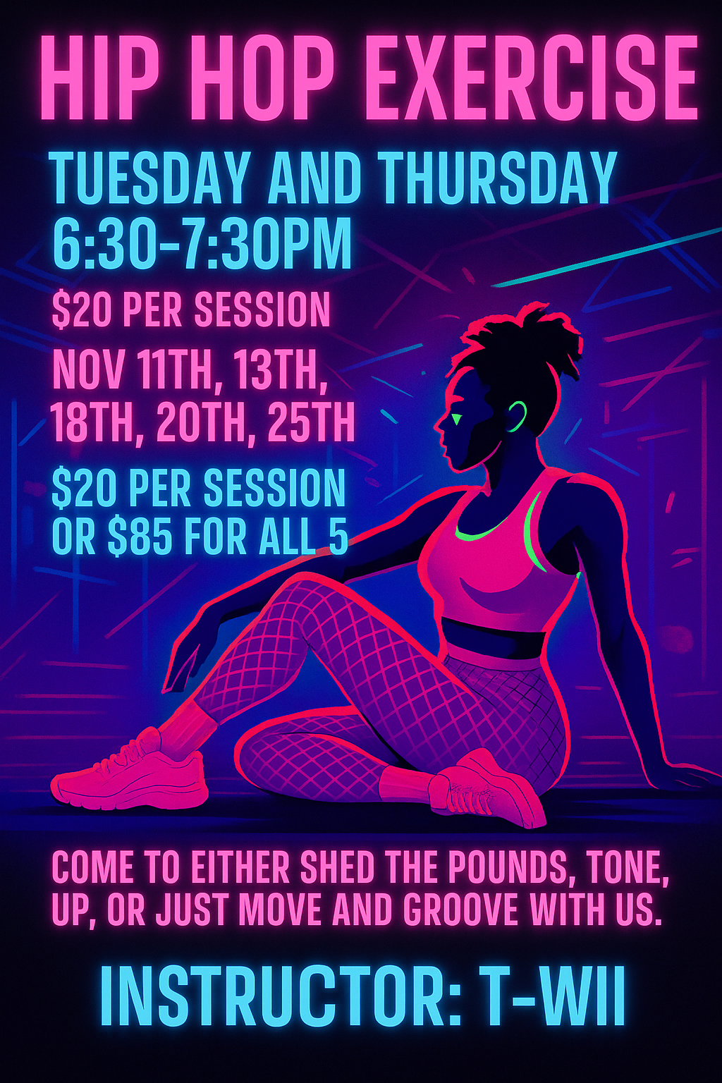 Hip Hop Exercise Class | Perfect Ten Events