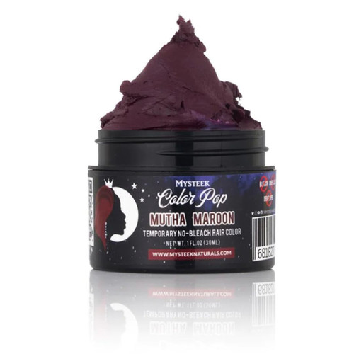 Mysteek Naturals Color Pop Mutha Maroon, Hair Dye, Highlights, Styler
