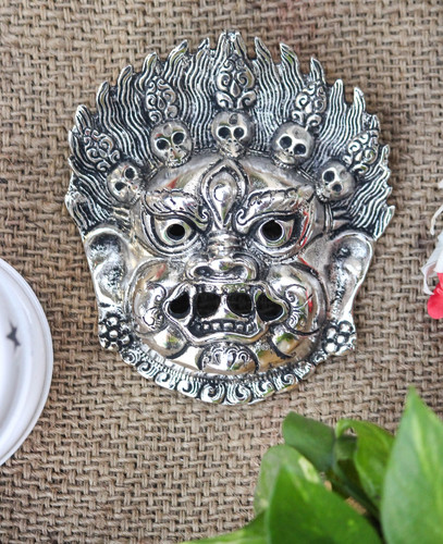 Silver Mahakal Face Mask - Buy at Wholesale Price
