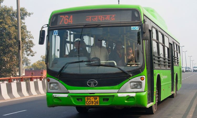 DTC Bus Depot in Dwarka
