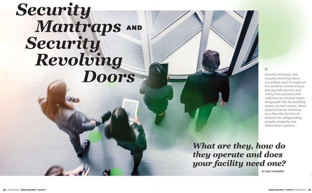 Security Mantraps and Security Revolving Doors