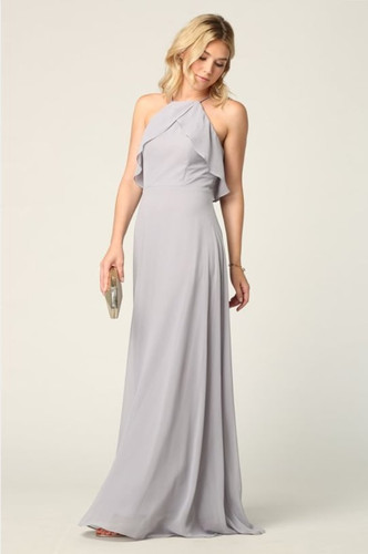 Halter Ruffle Dress | Stylequeen Bridal