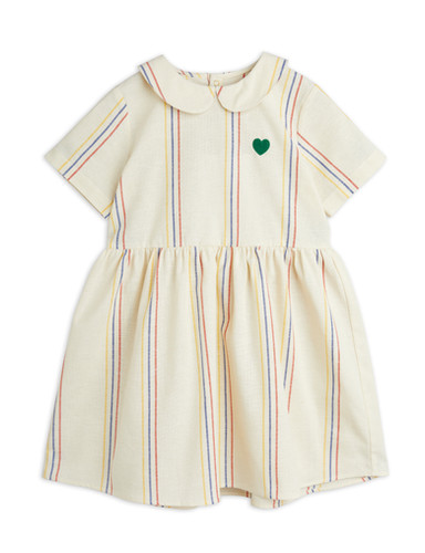 Mini Rodini Stripe Dress (Offwhite) | Jean + Hadley