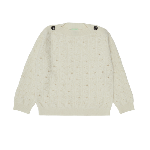 FUB Boatneck Structure Blouse (Ecru) | Jean + Hadley