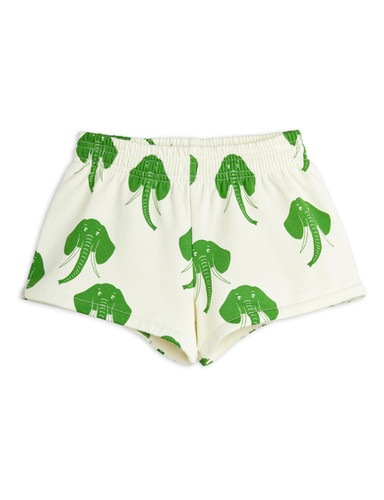 Mini Rodini Elephants Shorts (Offwhite) | Jean + Hadley