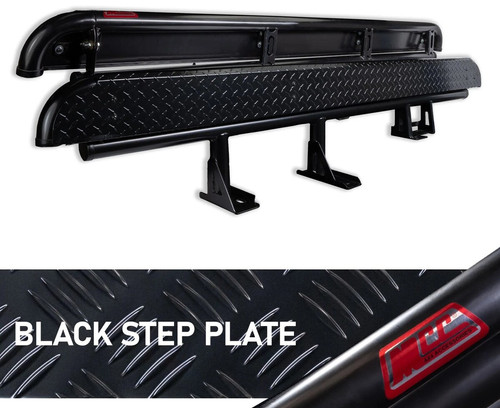 Standard 030-09 Side Steps Black Toyota Hilux 2005-2015 (fitting kit ...
