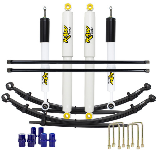 LIFT KIT - TOYOTA HILUX 110 160 170 SERIES 97-05 /RAW SHOCKS/40-50MM ...