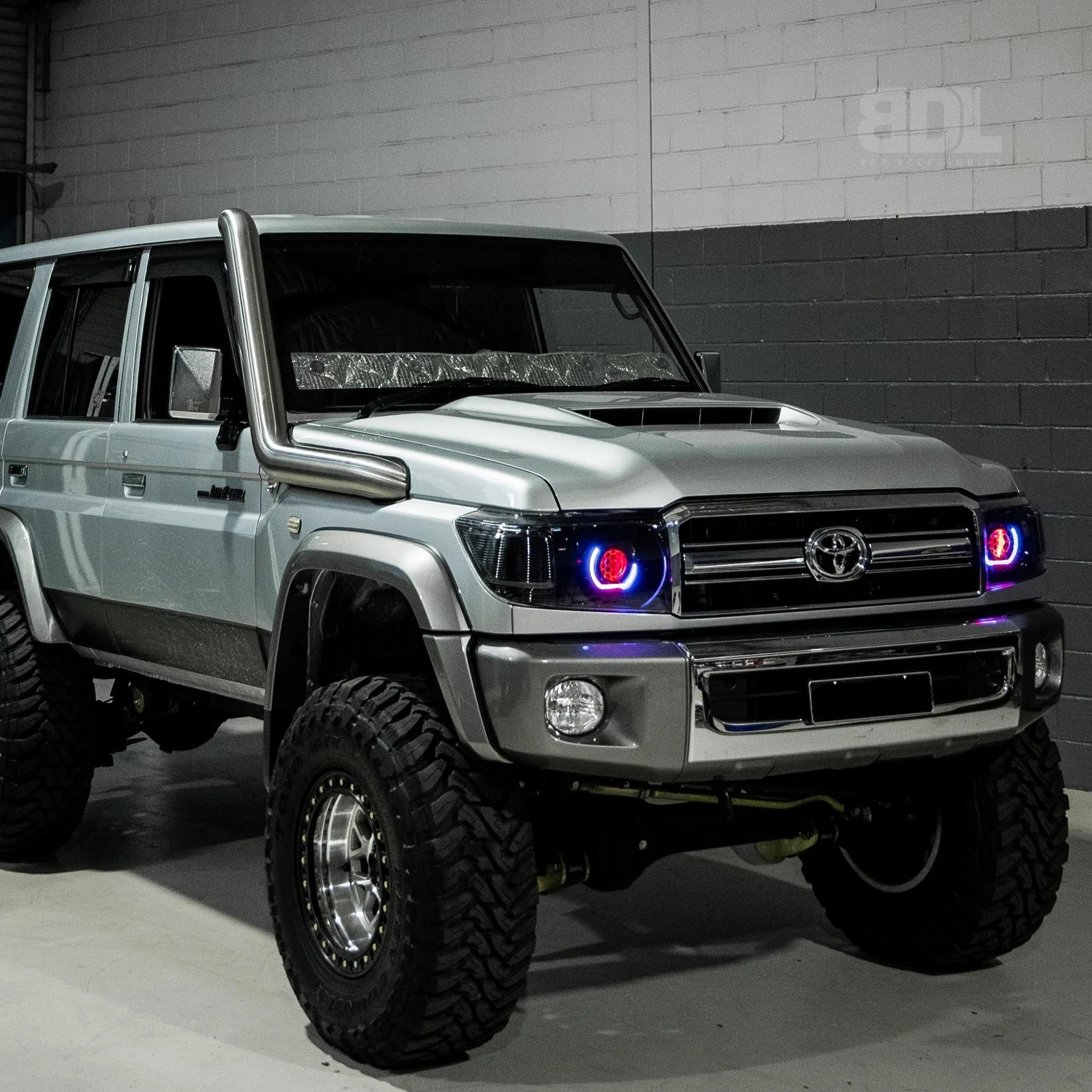 BushDoof Bi-LED 'Angry Eye' Headlight Retrofit DIY Kit | Altitude Off Road