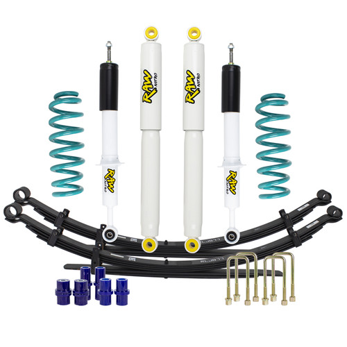 LIFT KIT - NISSAN NAVARA D40 05-15 /PREDATOR SHOCKS/35-45MM LIFT ...