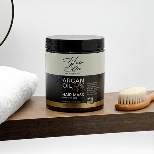 Argan Oil Hair Mask 1000g | Deep Repair | Lilies & Harmony