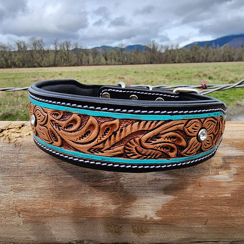 Western Inspired | MadcoW Handmade Dog collars