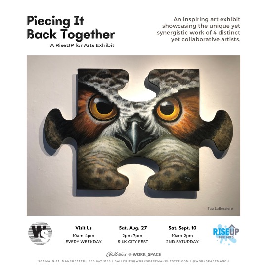 "Piecing it Back Together" Mural Opens at Galleries @ WORK_SPACE