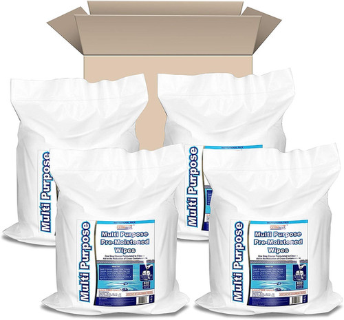 Multipurpose Gym & Fitness Wipes Refill Packs (800 Count x 4 Rolls ...