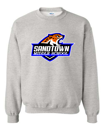 6th Grade Grey Sweatshirt (New Logo) | Sandtown Middle