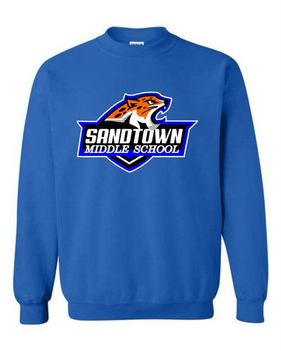 7th Grade Blue Sweatshirt (New Logo) | Sandtown Middle