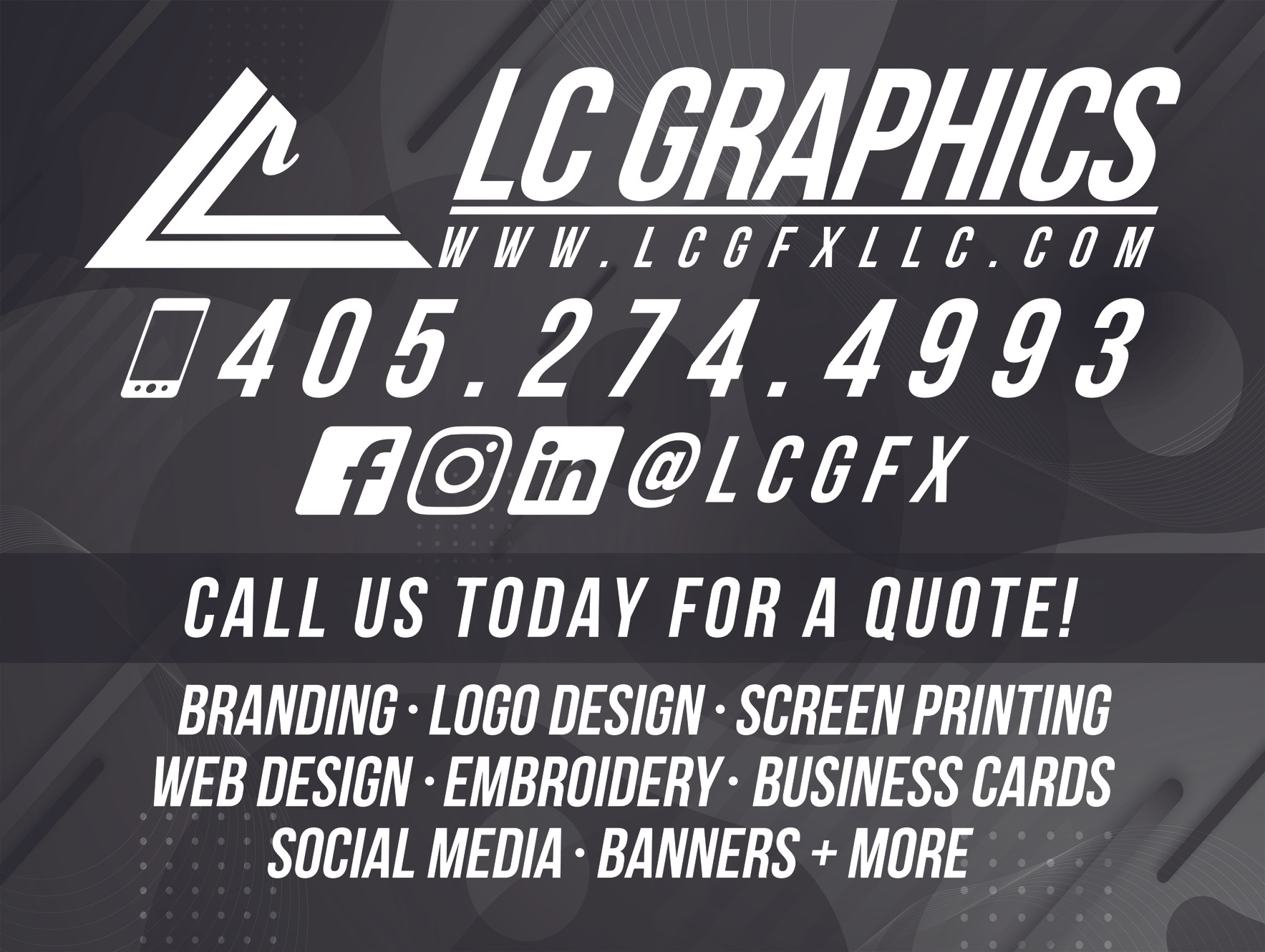 LC Graphics LLC | Graphic Design + Print + Promo
