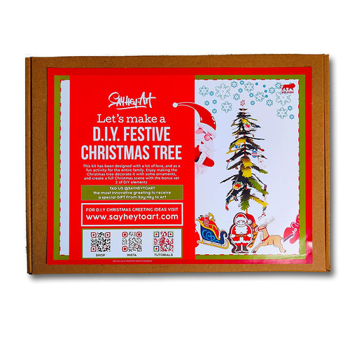 DIY Festive Christmas Tree Kit | Say Hey to Art