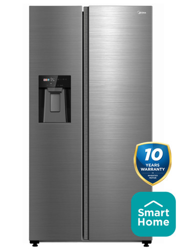 Midea American Style Fridge Freezer with Water and Ice Dispenser | Div