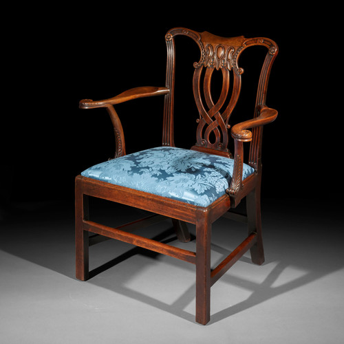 Fine George III Armchair, attributed to John Linnell | peacocks-finest