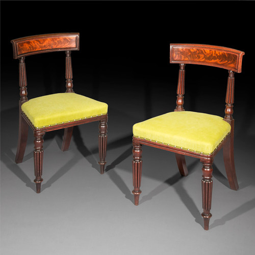 Pair of Regency Side Chairs, in the manner of George Bullock | peacocks ...