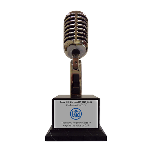 Vintage Microphone Award | Axe Wrap