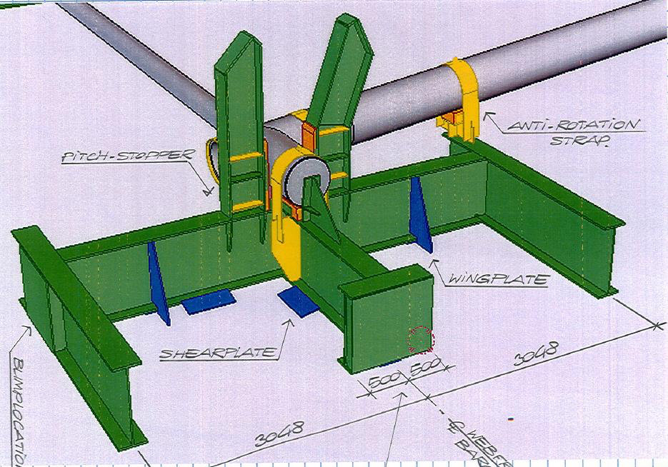 HMC – Grillage and seafastening design