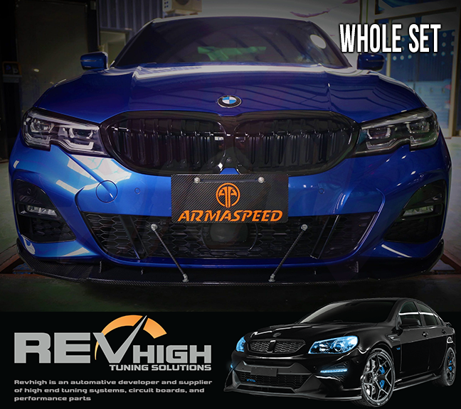 Armaspeed Carbon Fiber Aerodynamic Kit for BMW 3 Series M-Sport