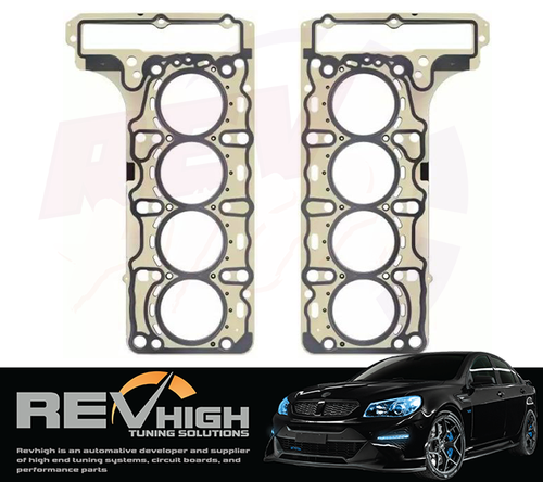 Left + Right Head Gasket Set for M156 Mercedes Benz C63 V8 6.3L Kit ...